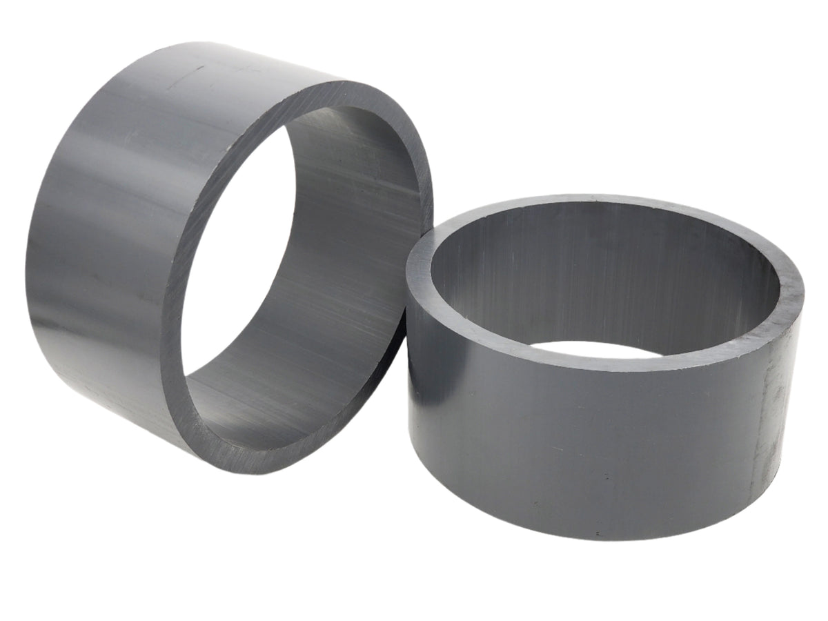 10" Grey PVC Drift Rings / Sleeves (5/8" Thick) – BattleAero