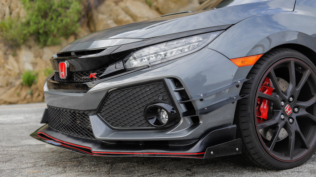 Front Bumper Canards for Honda Civic Type R (FK8) – BattleAero