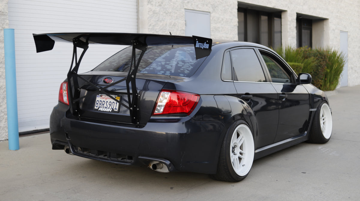 Trunk-Back Mount Wing for 08-14 Subaru Impreza WRX / STI (GV) Sedan ...