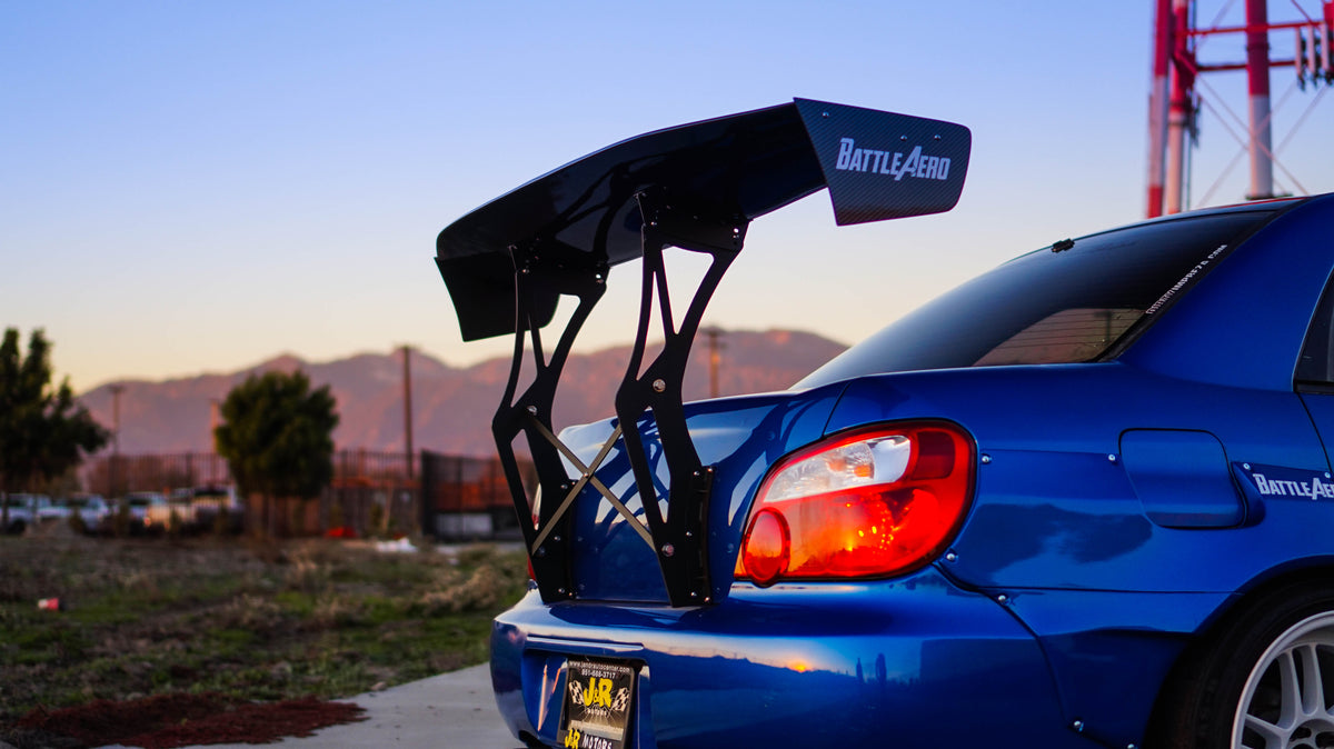 Trunk-Back Mount Wing for 02-07 Subaru Impreza WRX / STI (GD) Sedan ...